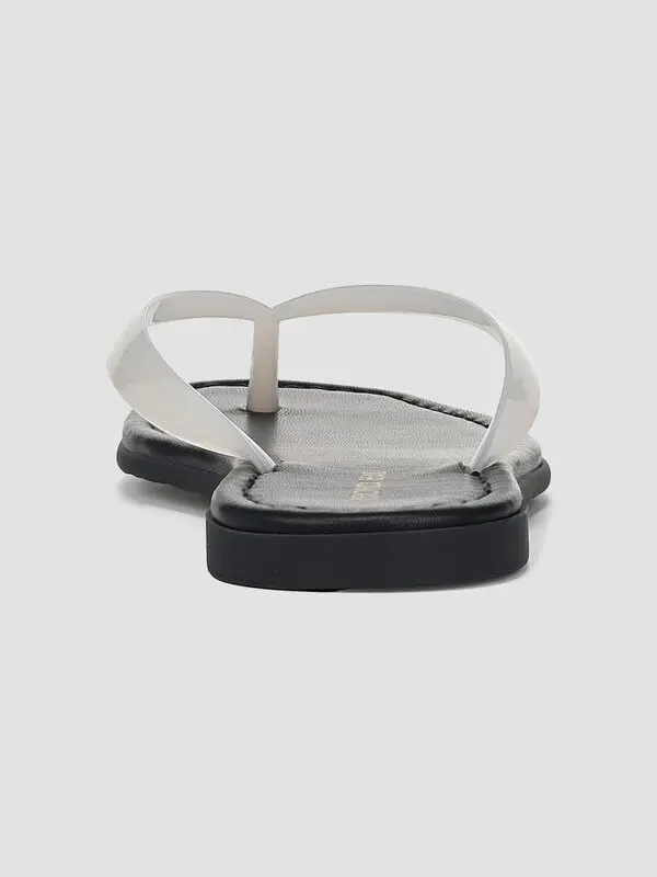 Veronica Beard Clea Jelly Flip-flops - Coconut