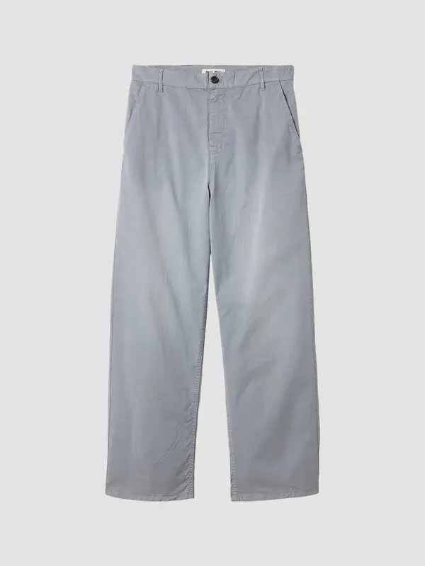 Miu Miu Gart-dyed Twill Pants - Grey