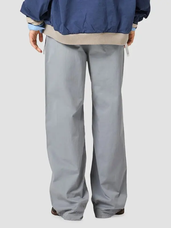 Miu Miu Gart-dyed Twill Pants - Grey