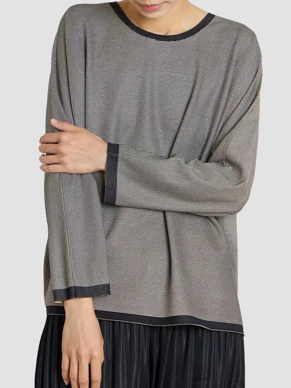 Issey Miyake A-poc Form Striped Blouse