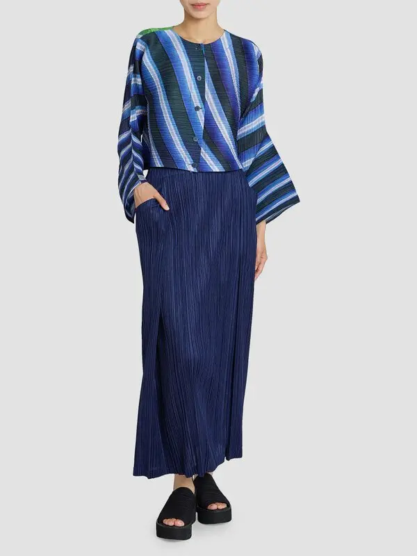 Issey Miyake Plissé Maxi Skirt