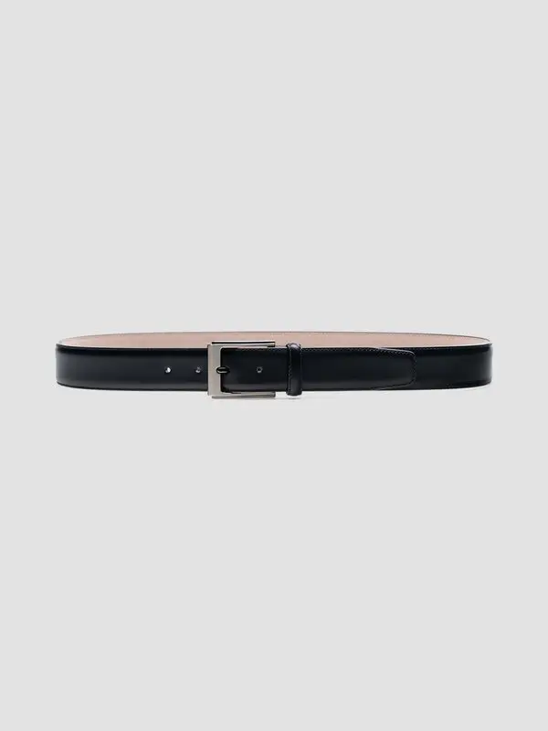 Magnanni Vega 35mm Leather Belt - Black
