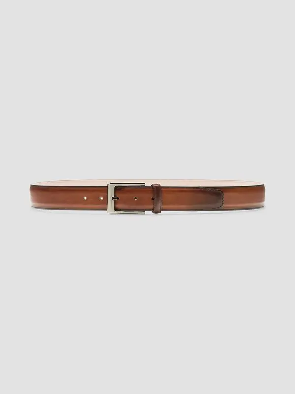 Magnanni Vega 35mm Leather Belt - Cognac