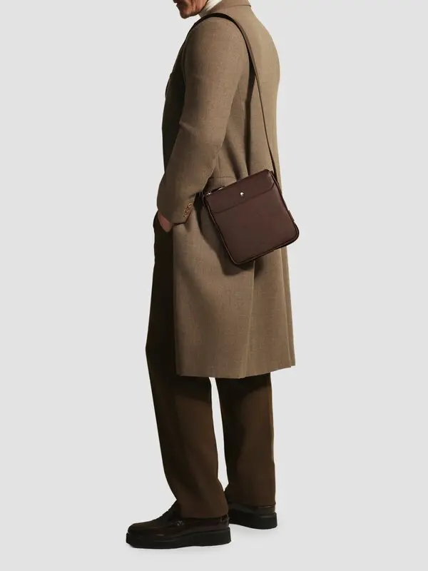 Montblanc Leather Messenger Bag