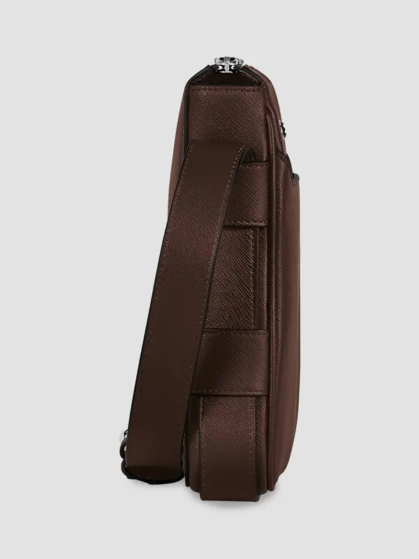Montblanc Leather Messenger Bag