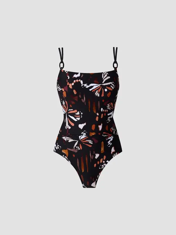 Magicsuit Chrysalis Butterfly Print One-piece Swimsuit - Black Multi