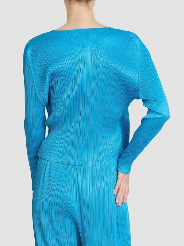 Issey Miyake Facade Plissé Wrap Jacket