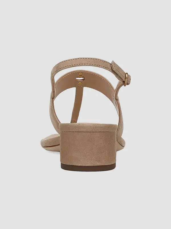 Veronica Beard Andie 35mm Suede Slingback Sandals
