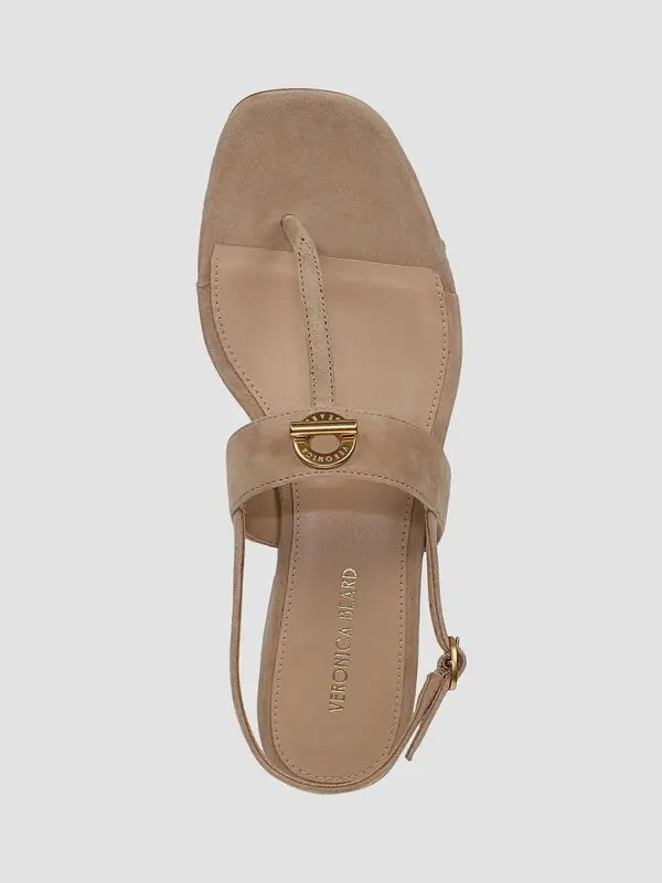 Veronica Beard Andie 35mm Suede Slingback Sandals