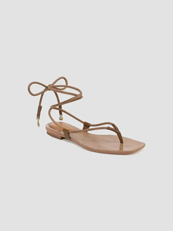 Veronica Beard Rosetta Strappy Suede Sandals