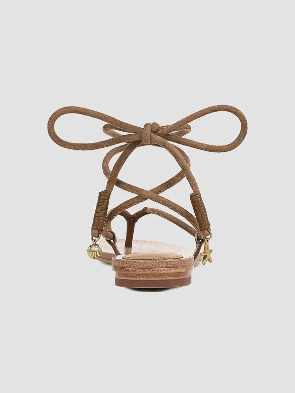 Veronica Beard Rosetta Strappy Suede Sandals