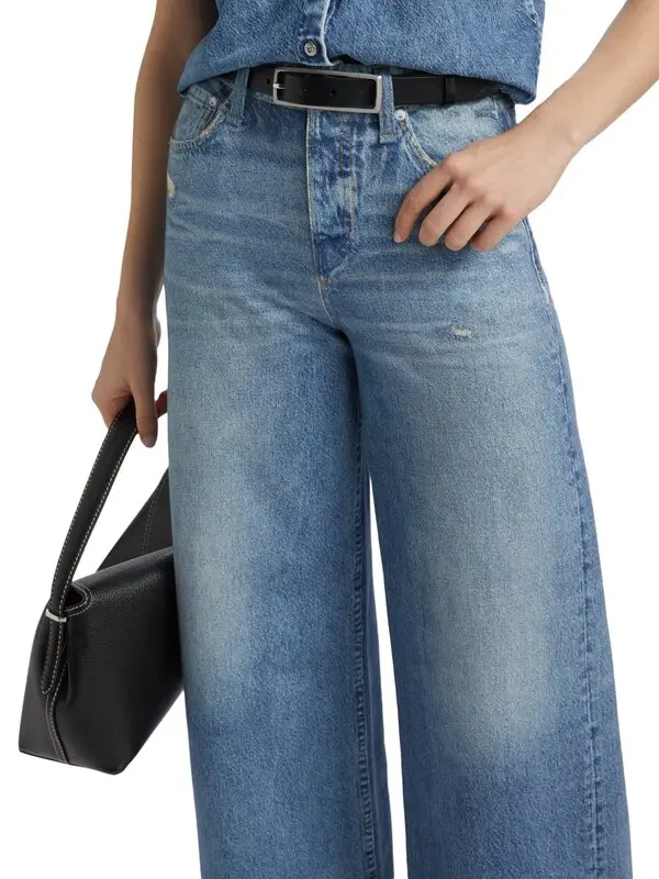 Rag & Bone Rb Miramar Sofie Ankle Wide-leg Pants