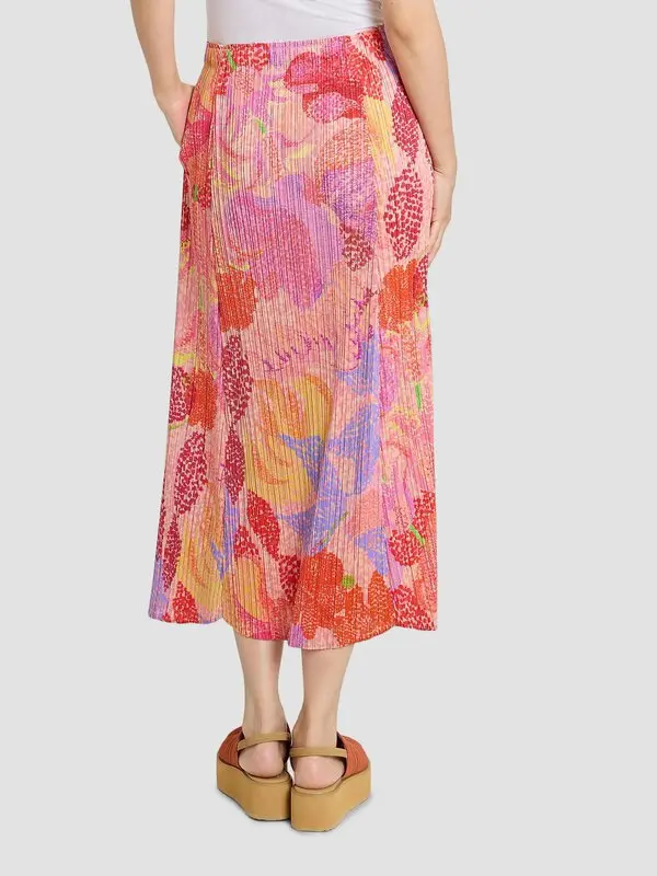 Issey Miyake Foggy Forest Plissé Midi-skirt