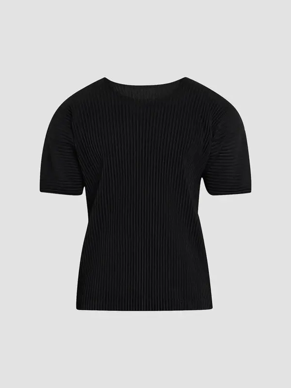 Issey Miyake Pleated Drop-shoulder T-shirt