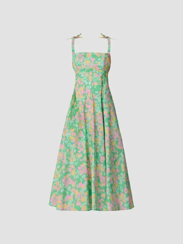 Shoshanna Majorelle Floral Jacquard Cocktail Dress