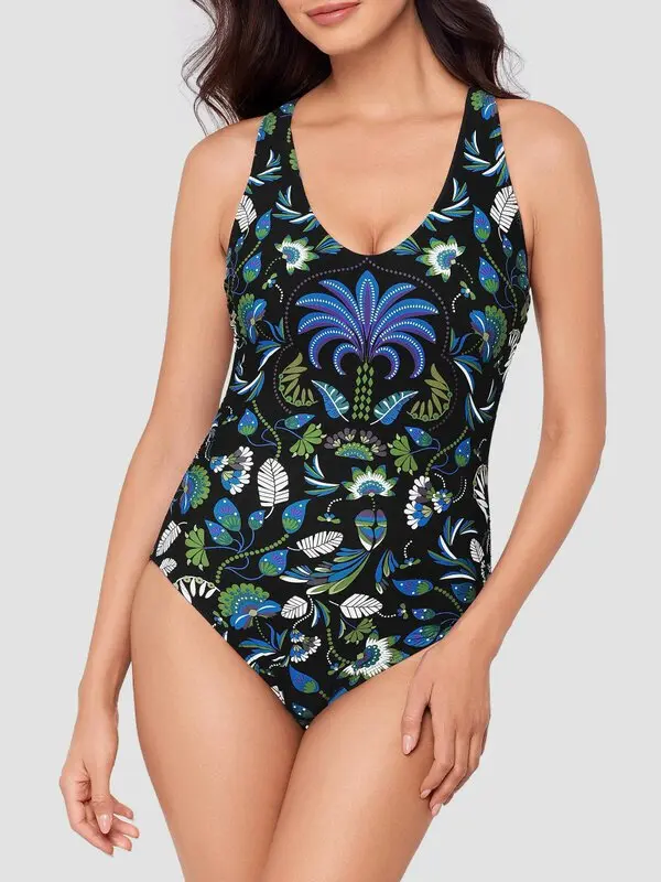 Magicsuit Taj Mahal Diana One-piece Swimsuit - Black Multi