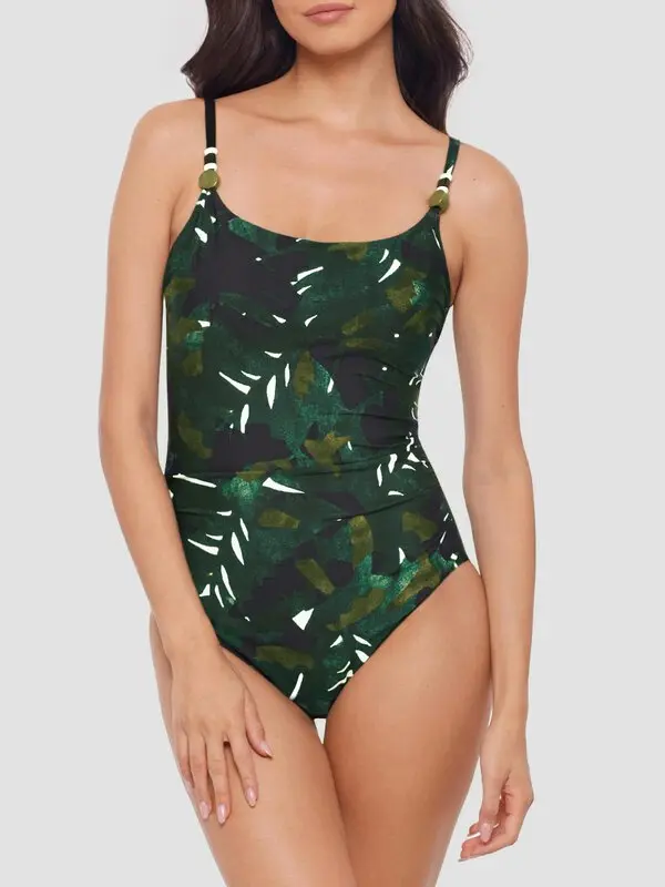 Magicsuit Palmetto Cady Botanical Print One-piece Swimsuit