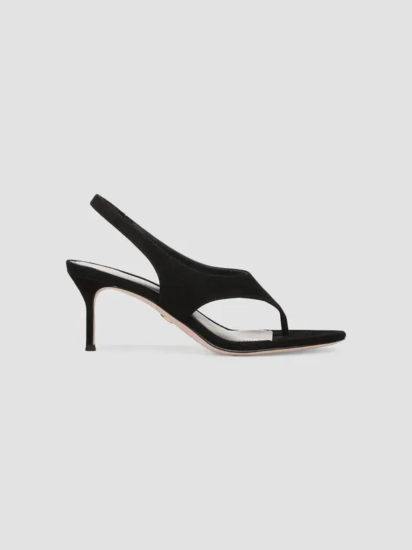 Veronica Beard Talon 65mm Suede Thong Sandals