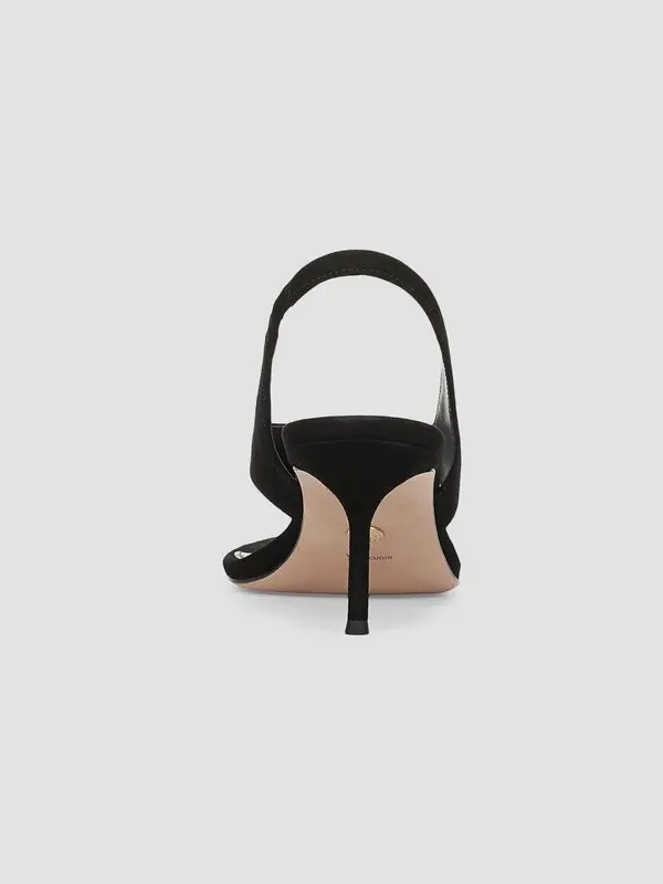 Veronica Beard Talon 65mm Suede Thong Sandals