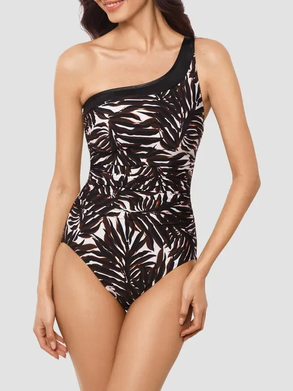 Magicsuit Ventana Botanic One-shoulder One-piece Swimsuit