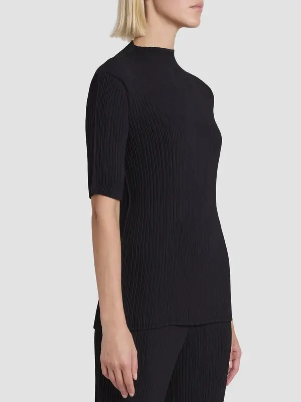 Issey Miyake Hatching Pleats Top