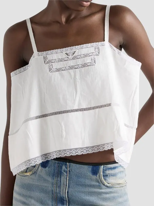Prada Linen Top