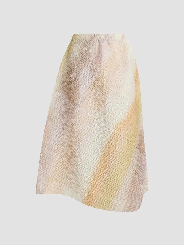 Issey Miyake Sea Bubble Plissé Midi-skirt