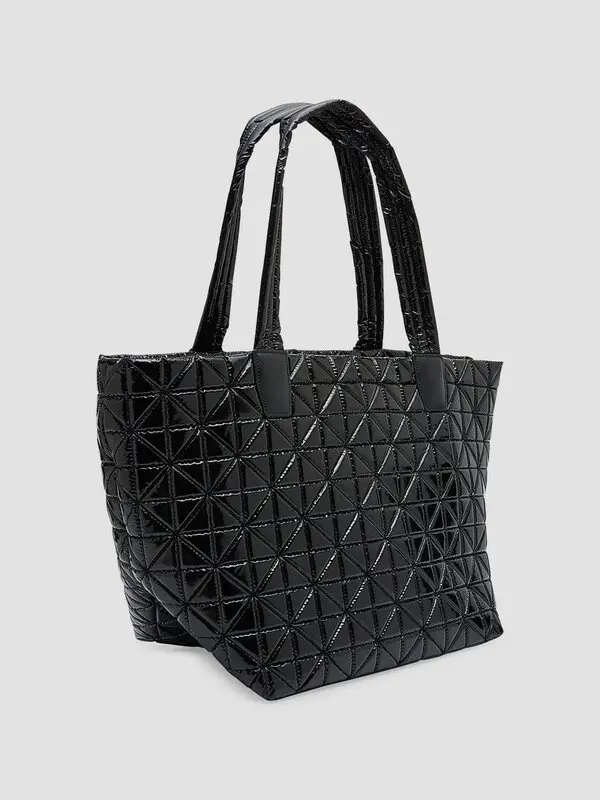VEE COLLECTIVE Medium Vee Quilted Tote Bag