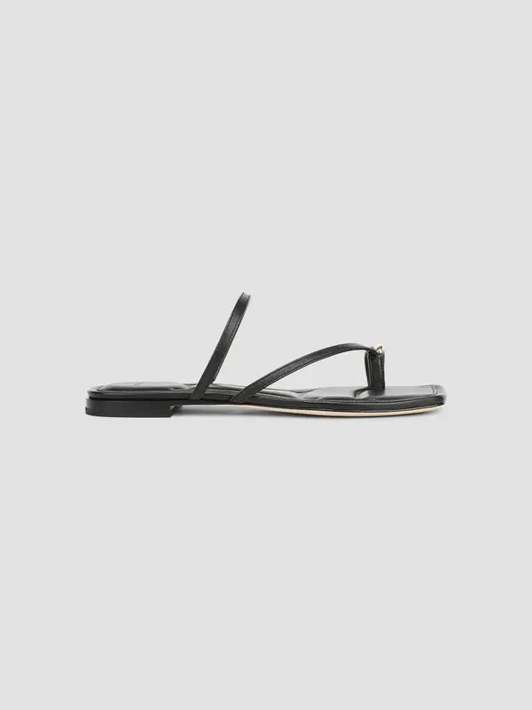 Vince Polli Strappy Leather Slip-on Sandals
