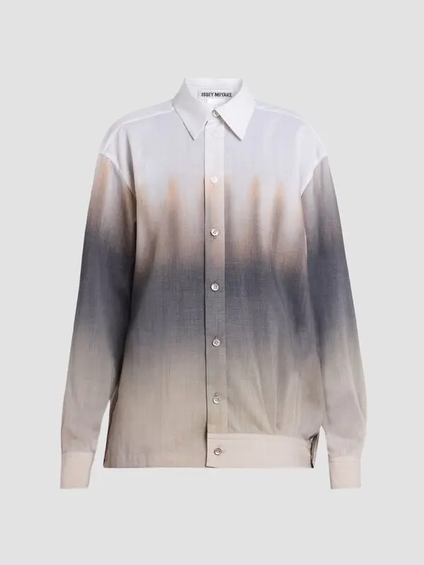 Issey Miyake Plumage Ombré Button-front Shirt