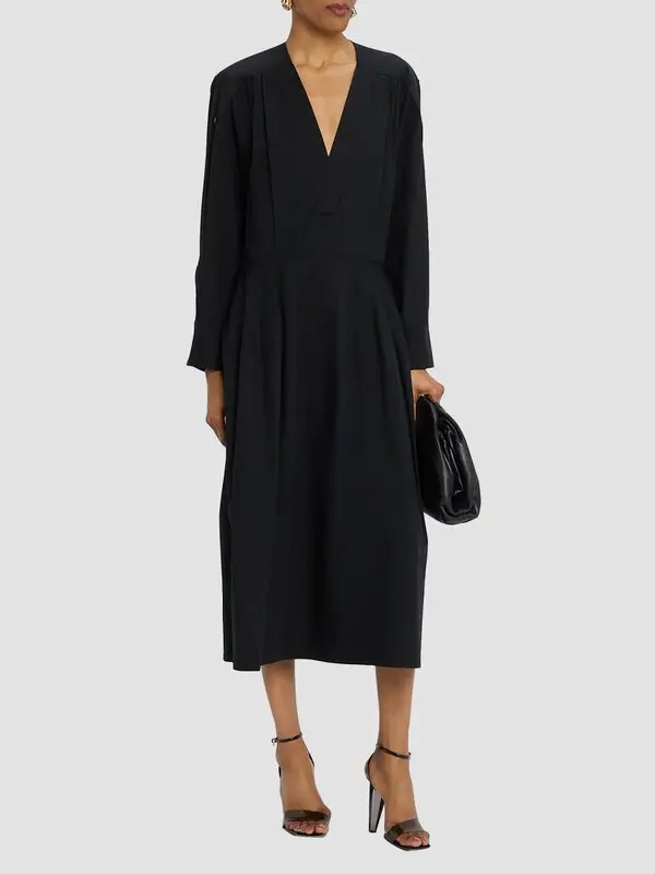 A.L.C. Jordan Long-sleeve Tunic Midi-dress