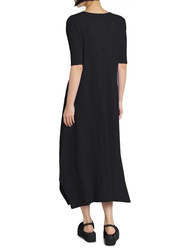 Issey Miyake Mellow Pleats Balloon Midi-dress