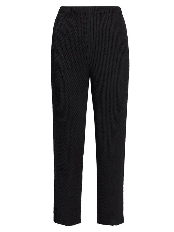 Issey Miyake Sleek Pleats Pants - Black