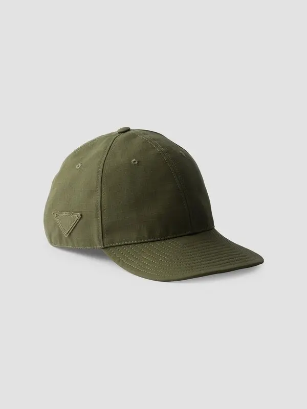 Prada Technical Fabric Baseball Cap - Green