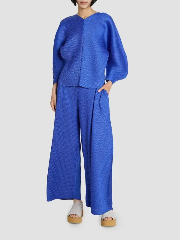Issey Miyake Coast Pleated Blouse