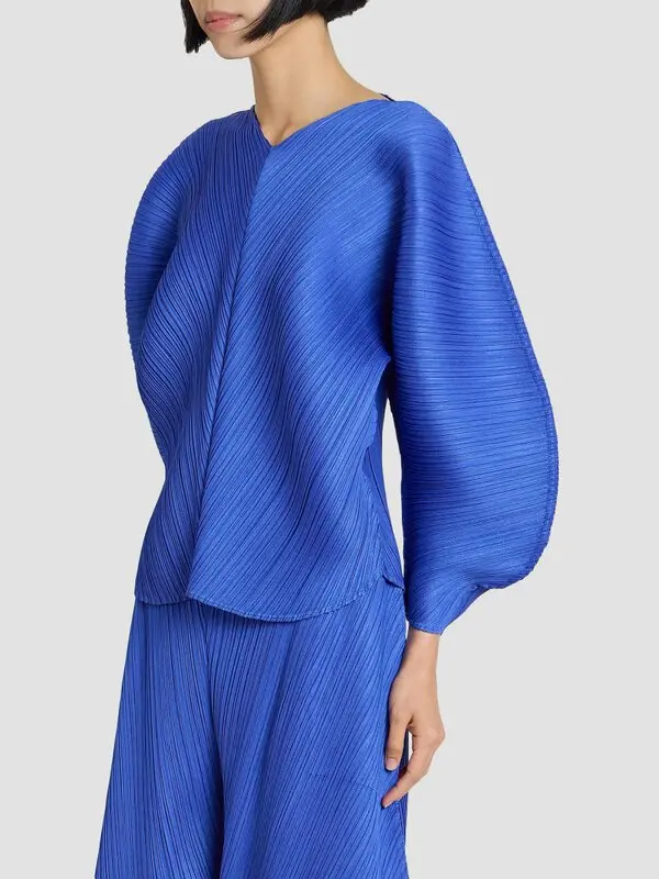 Issey Miyake Coast Pleated Blouse