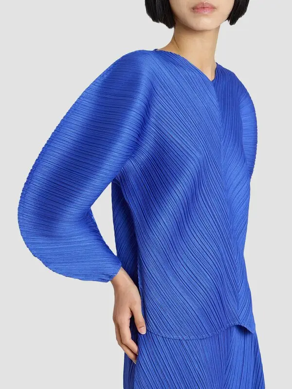Issey Miyake Coast Pleated Blouse