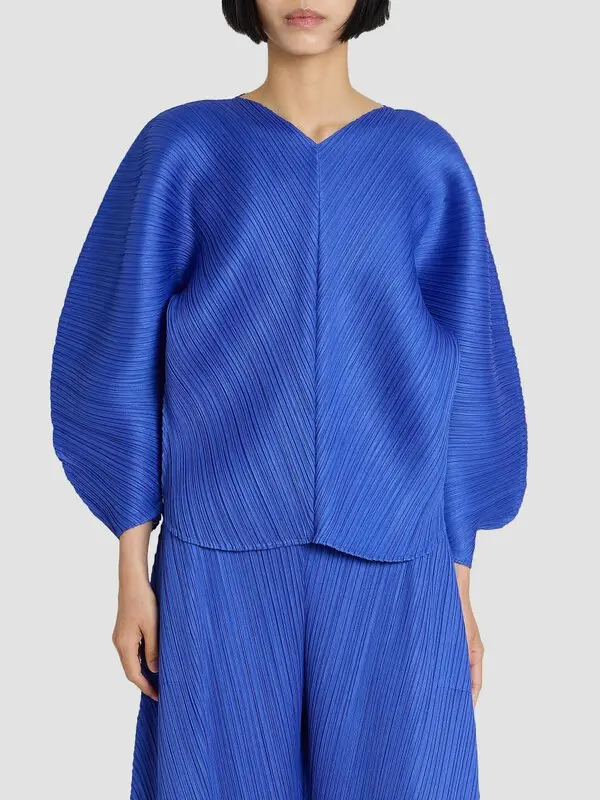 Issey Miyake Coast Pleated Blouse