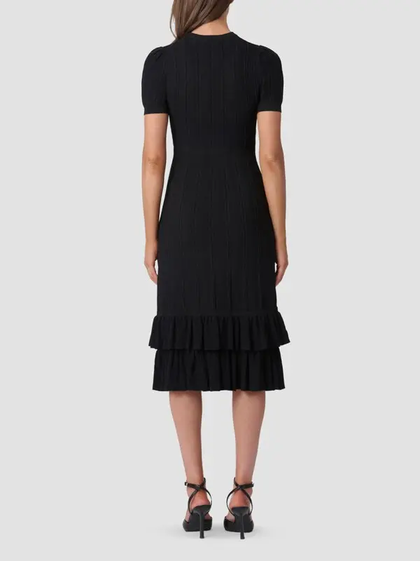 Shoshanna Savannah Ruffle Midi Dress