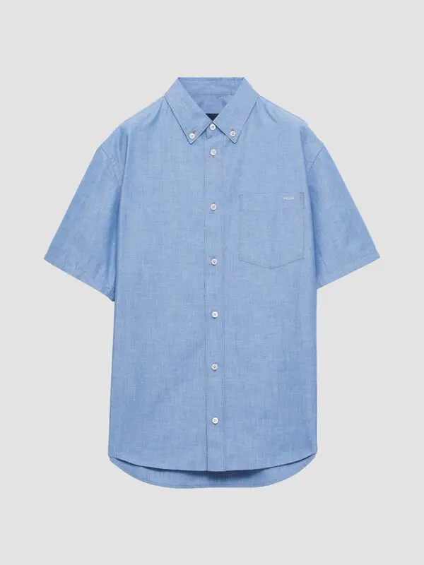 Prada Short-sleeved Chambray Shirt
