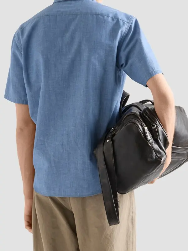 Prada Short-sleeved Chambray Shirt