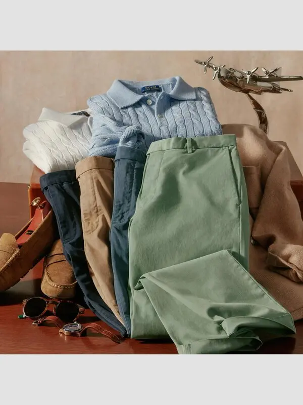 Polo Ralph Lauren Jarrett Stretch-slim-fit Sateen Pants