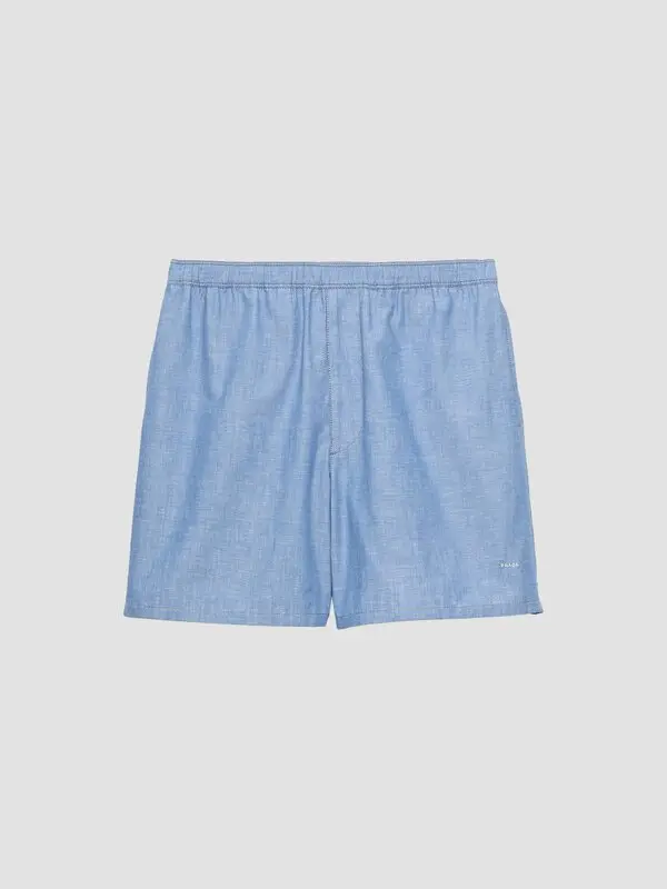 Prada Chambray Bermuda Shorts