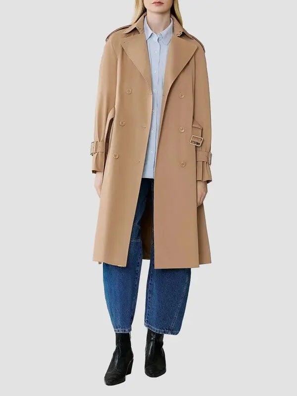Soia & Kyo Becky Relaxed-fit Double-breasted Coat - Teak