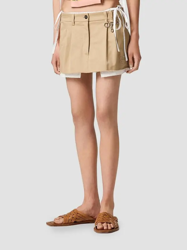 Miu Miu Chino Mini-skirt