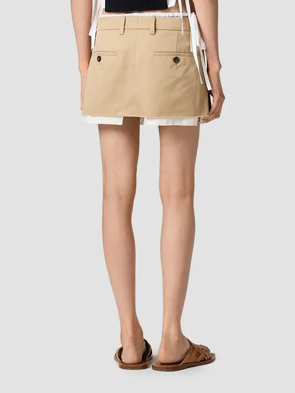 Miu Miu Chino Mini-skirt