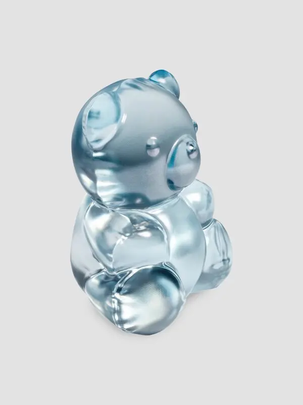 Lalique Aire De Teddy Air Small Crystal Sculpture - Blue Luster