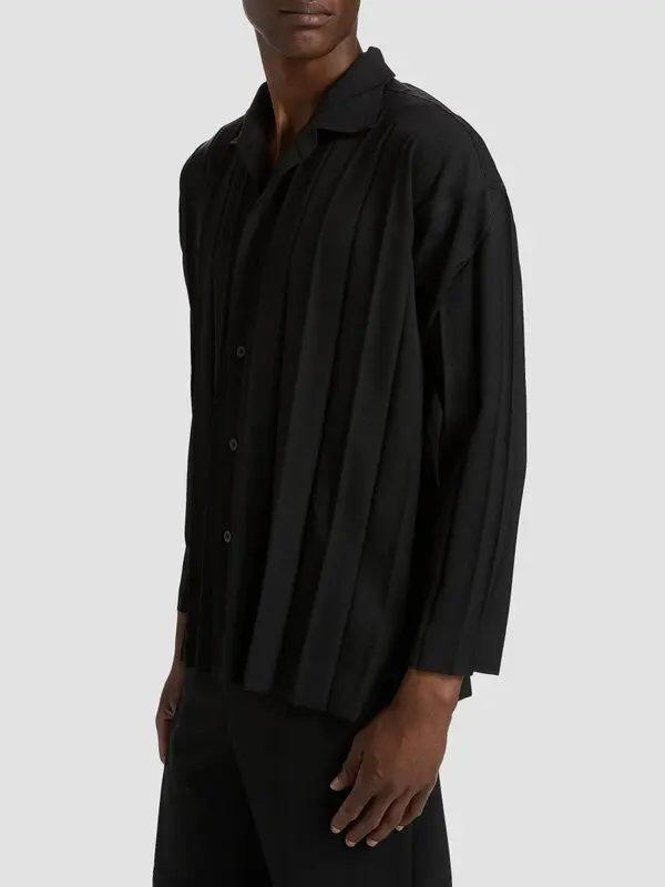 Issey Miyake Edge Ensemble Hand-pleated Shirt