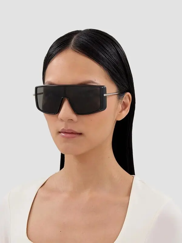 Alexander McQueen T-bar Visor 99mm Shield Sunglasses
