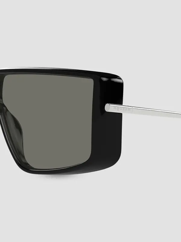 Alexander McQueen T-bar Visor 99mm Shield Sunglasses
